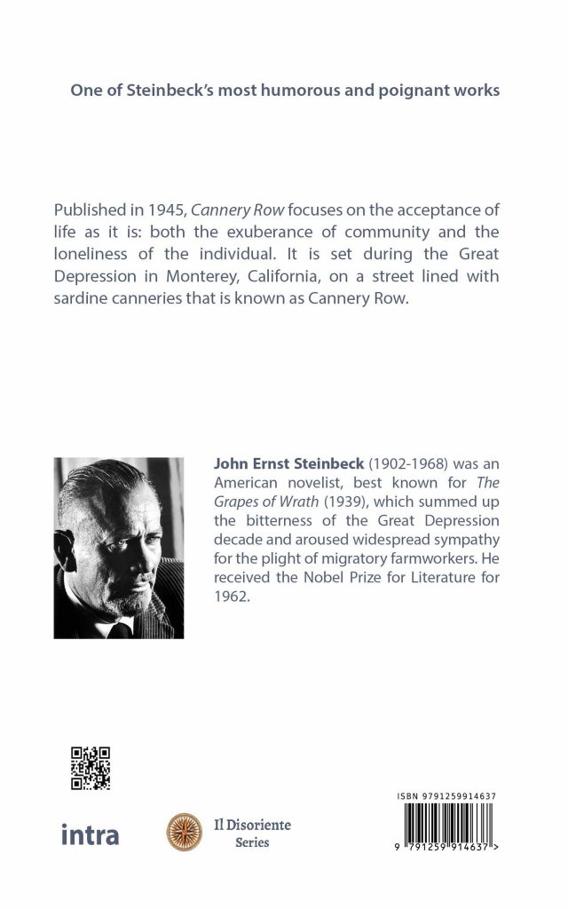 John Steinbeck, "Cannery Row" - Edizioni Intra