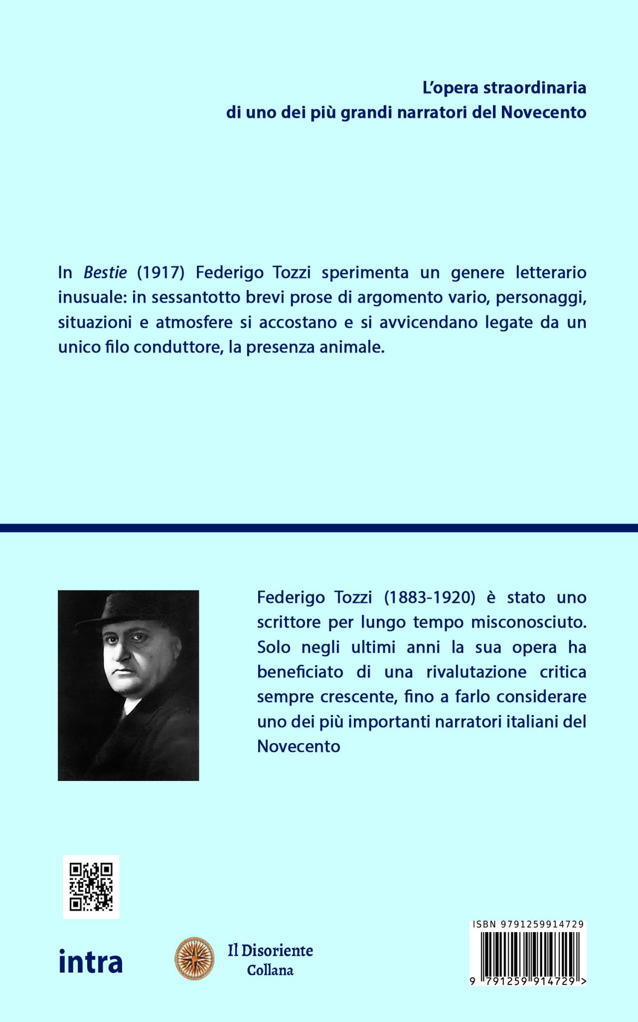 Federigo Tozzi, "Bestie" - Edizioni Intra